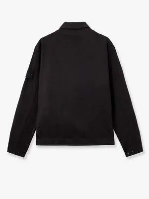 Stone Island Raw Hand Wool Cotton Gabardinetc S.i: Ghost Wool And Cotton Blend Jacket