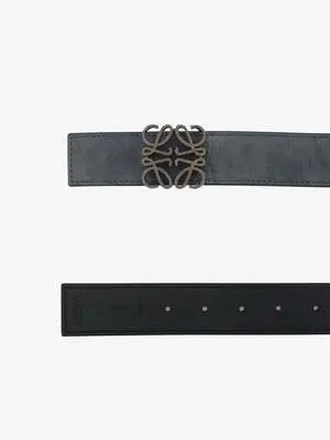 Loewe Anagram Suede Belt