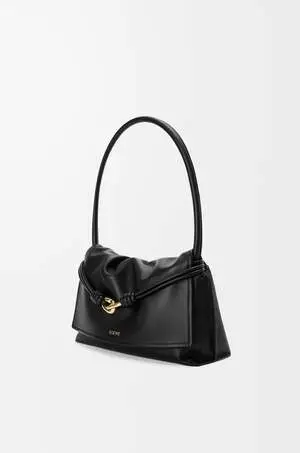 Loewe Small Flamenco Flap Bag In Nappa Leather Skin - Black