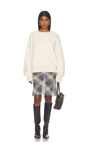 Lioness Dolce Knit Sweater In Cream
