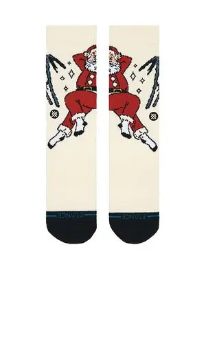 Stance Northern Exposure Crew Socks In Cream - Multi