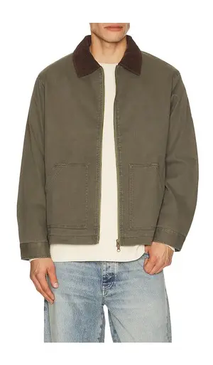 DUVIN DESIGN Camp Jacket In Green