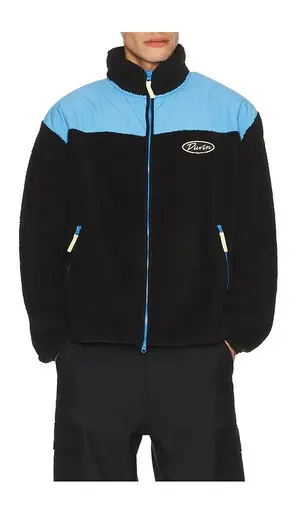 DUVIN DESIGN Oval Full Zip Sherpa Jacket