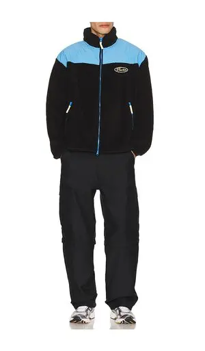 DUVIN DESIGN Oval Full Zip Sherpa Jacket