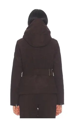 WE NORWEGIANS Britt Tailored Ski Jacket In Chocolate