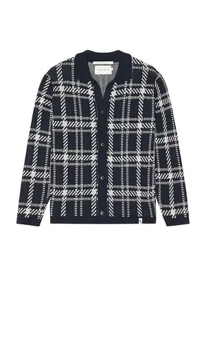 PEREGRINE Lumber Knitted Shirt In Blue
