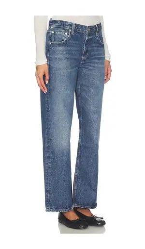 Citizens Of Humanity Lindz Easy Straight Leg Jeans In Blue - Twilight