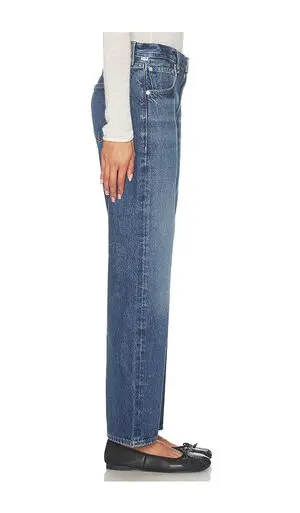 Citizens Of Humanity Lindz Easy Straight Leg Jeans In Blue - Twilight
