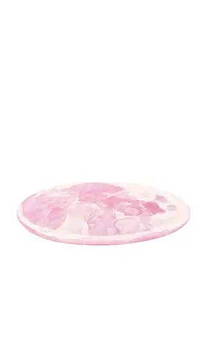 Dinosaur Designs Small Rock Plate In Pink - Shell Pink