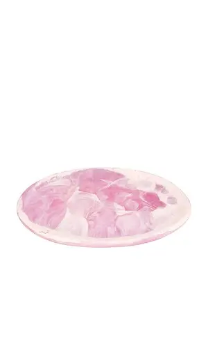 Dinosaur Designs Small Rock Plate In Pink
