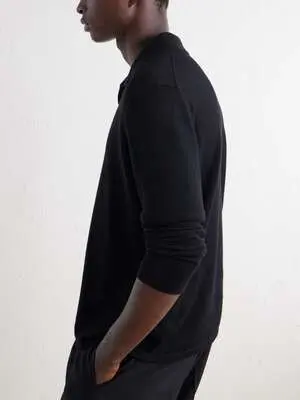 THE ROW Hilford Cashmere Polo Shirt