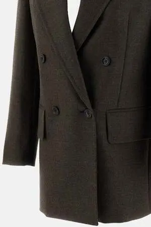 Max Mara Double-breasted Wool Batavia Blazer