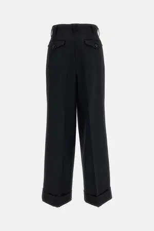 Junya Watanabe Wide-leg Trousers With Cuffs