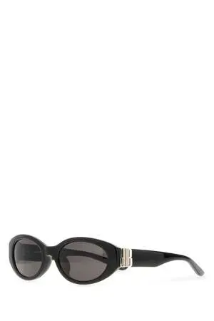 Balenciaga Acetate Af Cosmo Sunglasses - Black