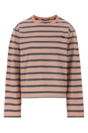 Prada Embroidered Cotton T-shirt - Multicolor
