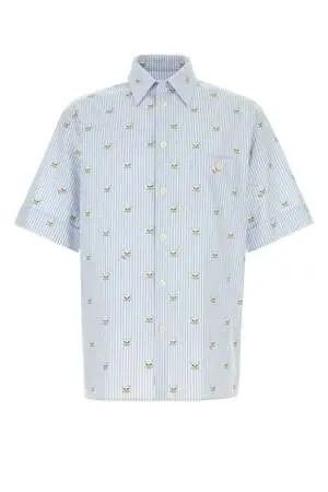 Valentino Garavani Valentino Garavani Men Embroidered Oxford Shirt Multicolor