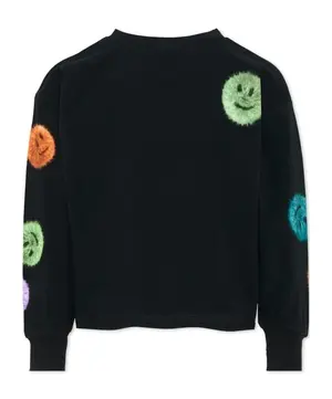 MOLO Reniza Smiley-print Long-sleeve T-shirt