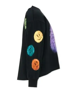 MOLO Reniza Smiley-print Long-sleeve T-shirt