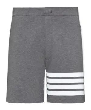 Thom Browne Zipped Pocket Shorts - Medium Gray