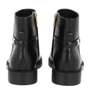 Michael Kors Logo Plaque Ankle Boots