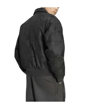 ADIDAS ORIGINALS Collar Snap Button Cropped Jacket