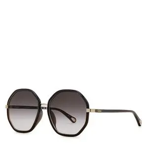 Chloé Polygonal Gradient Lens Sunglasses