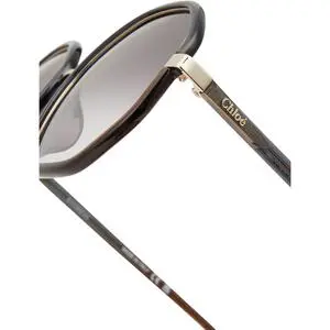 Chloé Polygonal Gradient Lens Sunglasses