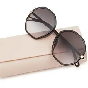 Chloé Polygonal Gradient Lens Sunglasses