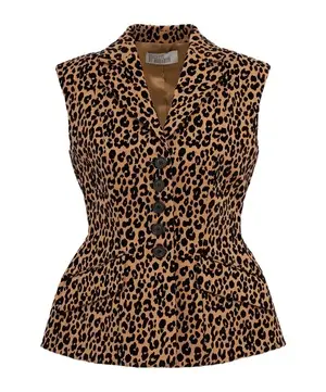 Giuseppe Di Morabito Printed Poly Blend Vest