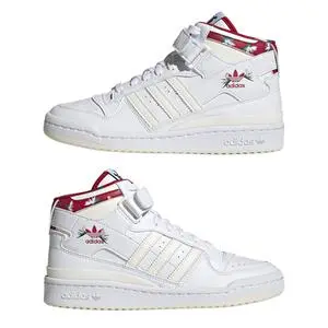 ADIDAS ORIGINALS Originals Red Floral Mid Strap Sneaker