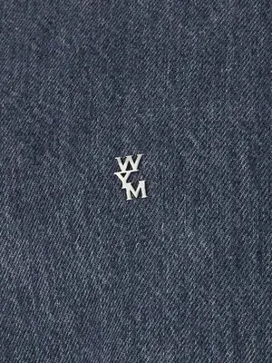 WOOYOUNGMI Graphic Back Denim Shirt