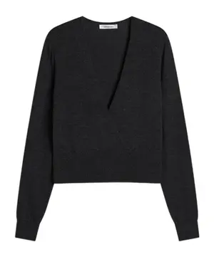 Gimaguas Peyton Wrap Sweater - Black