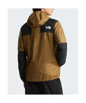 The North Face Khaki And Black Color Block Hooded Jacket