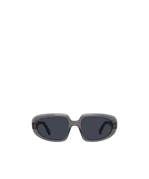 Loewe Anagram Geometric-frame Sunglasses - Black