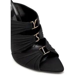 Saint Laurent Satin-crepe Mules