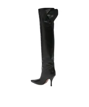 Paris Texas Rose Pointed-toe Over-the-knee Boots