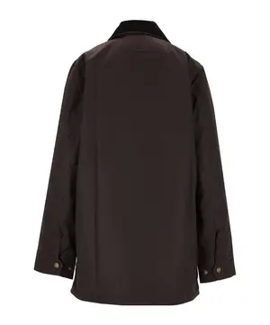 Barbour Modern Border Long-sleeved Waxed Coat