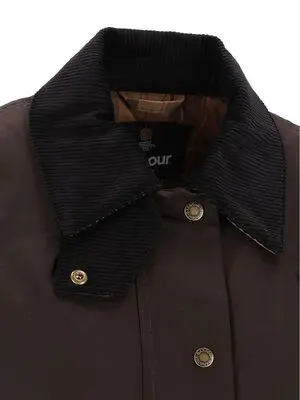 Barbour Modern Border Long-sleeved Waxed Coat