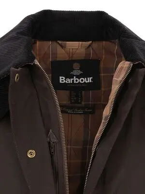Barbour Modern Border Long-sleeved Waxed Coat