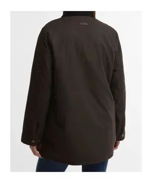 Barbour Modern Border Long-sleeved Waxed Coat