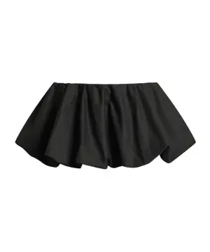 Gimaguas Pau Ruffled Mini Skirt - Black