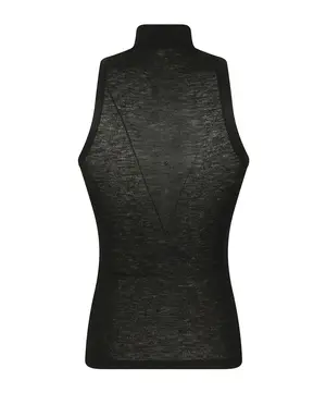 Ermanno Scervino Sleeveless High-neck Knit Top