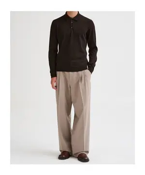 ROBERTO COLLINA Long-sleeve Polo Shirt