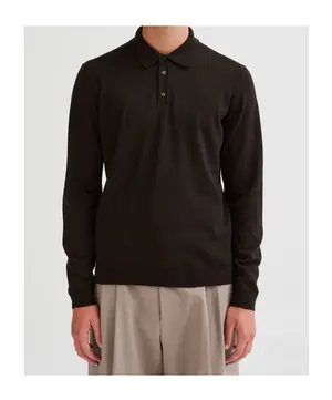 ROBERTO COLLINA Long-sleeve Polo Shirt