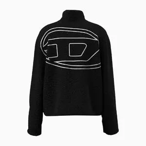 DIESEL® Stand Collar Full-zip Fleece Jacket