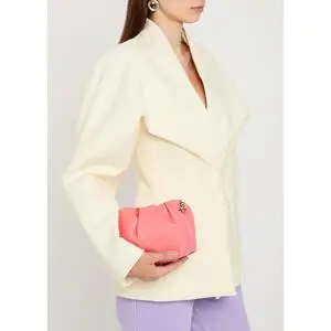 CHRISTIAN LOUBOUTIN Soft Leather Ruched Cloud Bag