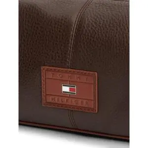 Tommy Hilfiger Pebbled Leather Barrel Bag
