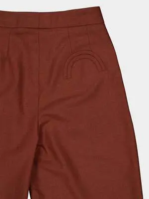BLAZÉ MILANO Patea Pleated Straight-leg Trousers