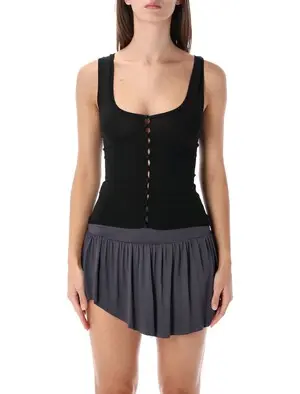 Gimaguas Oscar Button-front Tank Top