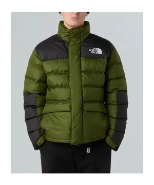 The North Face Color-block Stand Collar Quilted Jacket